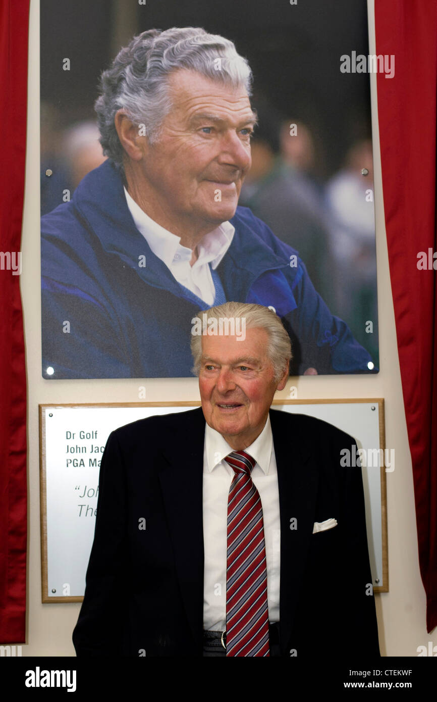 John Jacobs OBE pictured at the PGA training school after being ...