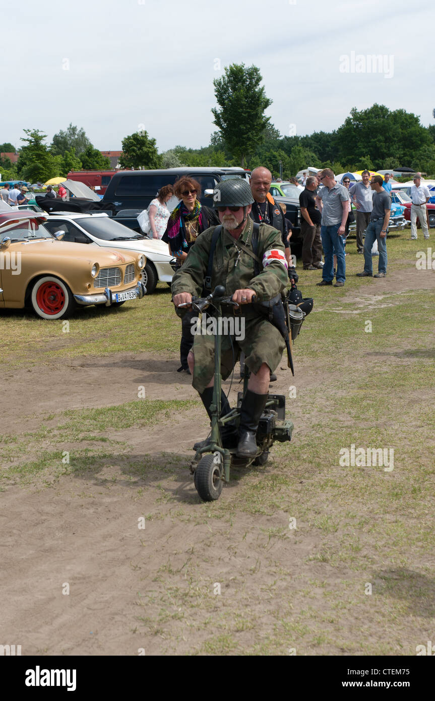 A military medic on Motorized scooter Stock Photo - Alamy