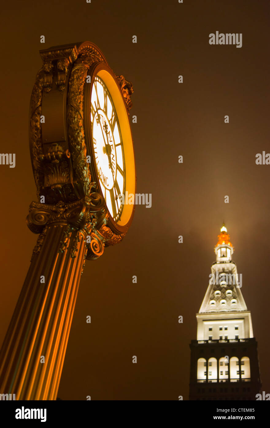 USA, New York City, Clock at Madison Square Park Stock Photo - Alamy