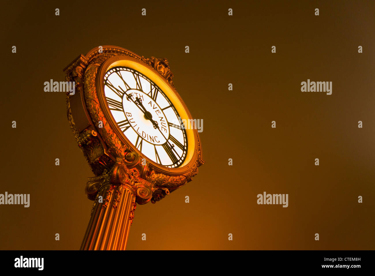 USA, New York City, Clock at Madison Square Park Stock Photo - Alamy