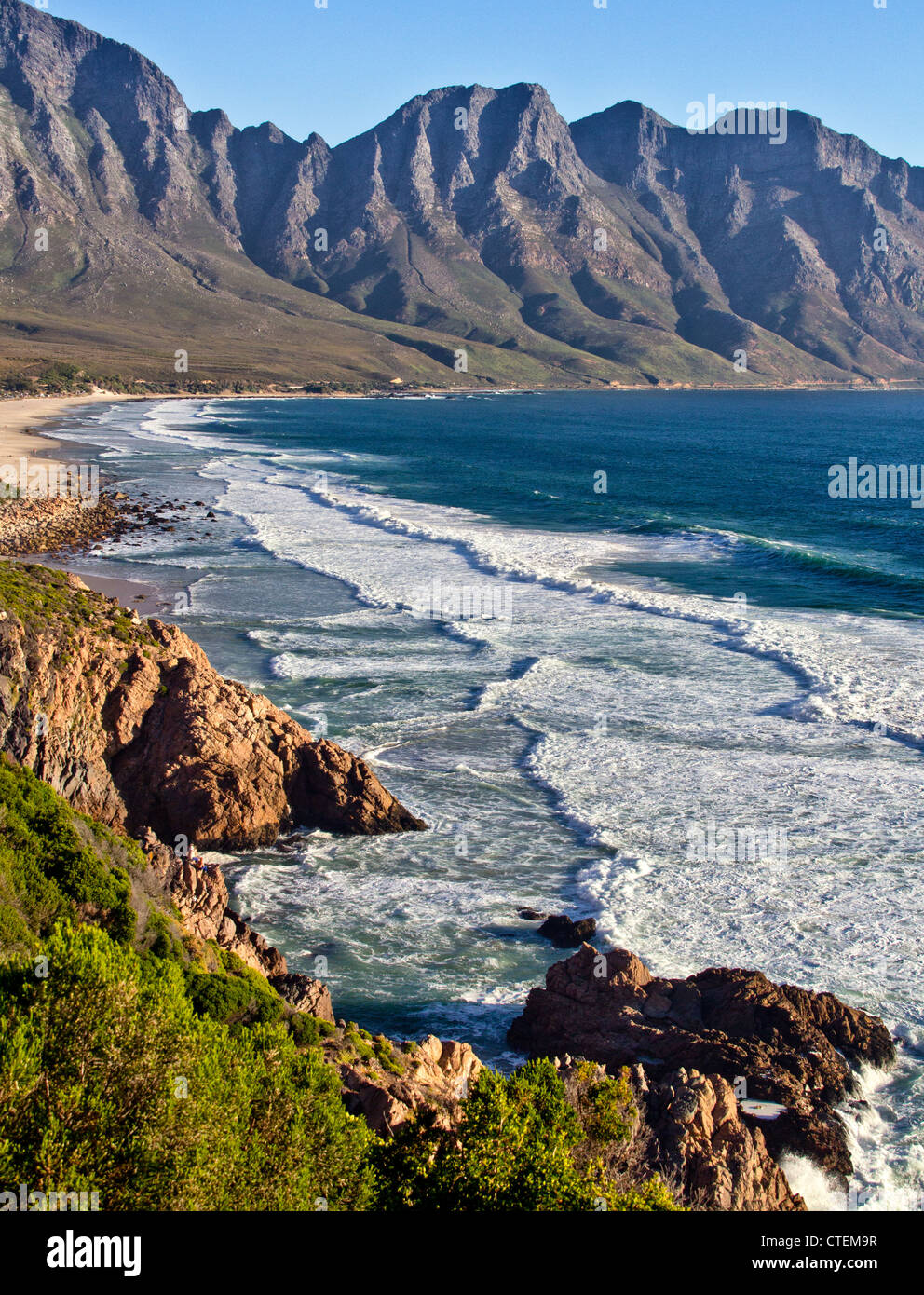 Kogel Bay - A view of the mountains, sea and beaches taken from Clarens ...