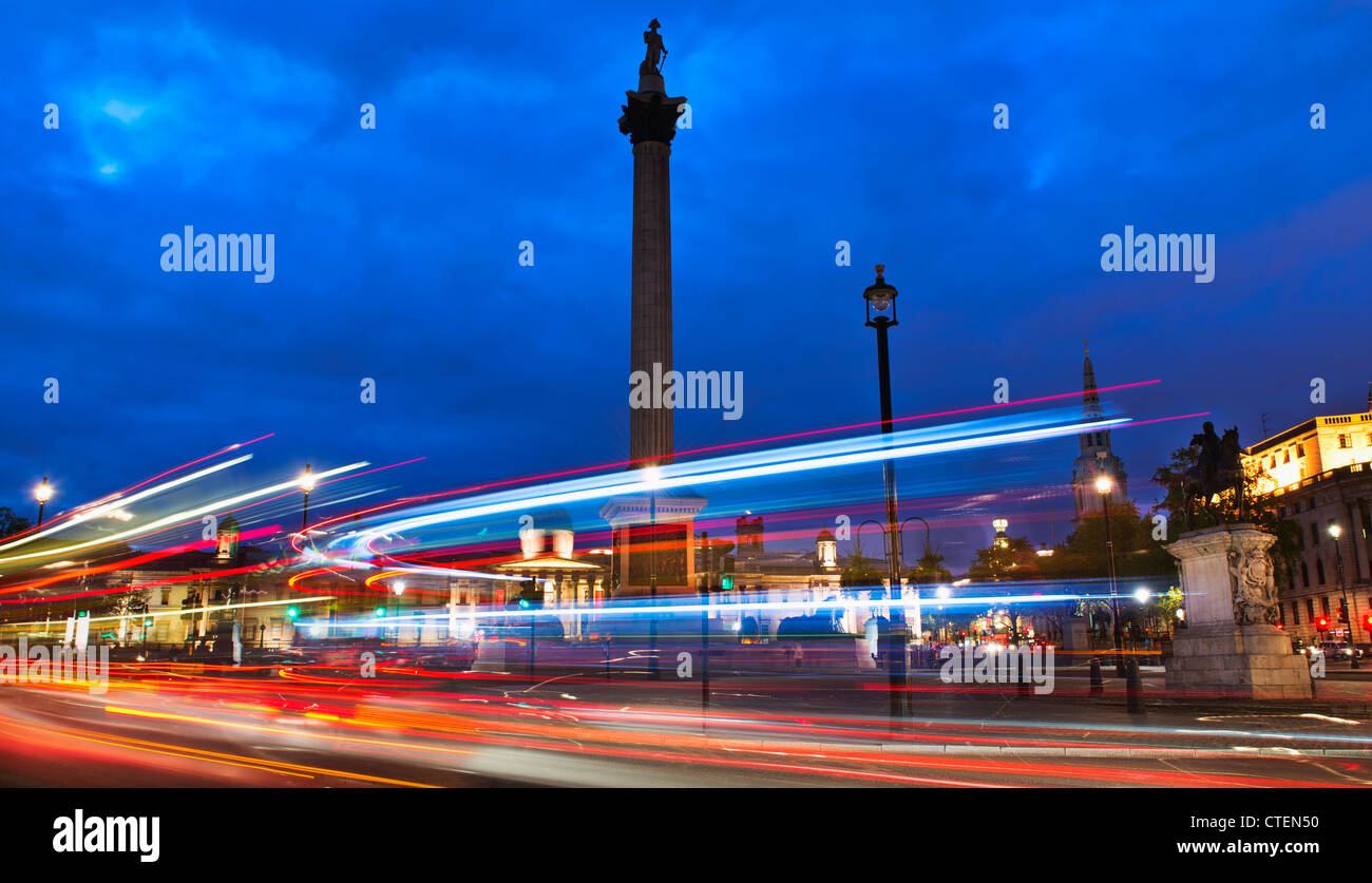 UK, England, London, Traffic at Trafalgar Square Stock Photo - Alamy
