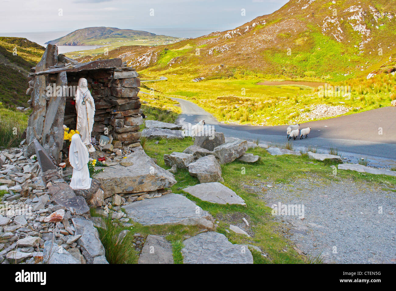 St. Eugenie's Well And Pilgrimage Site On Mamore Gap Above The Urris ...