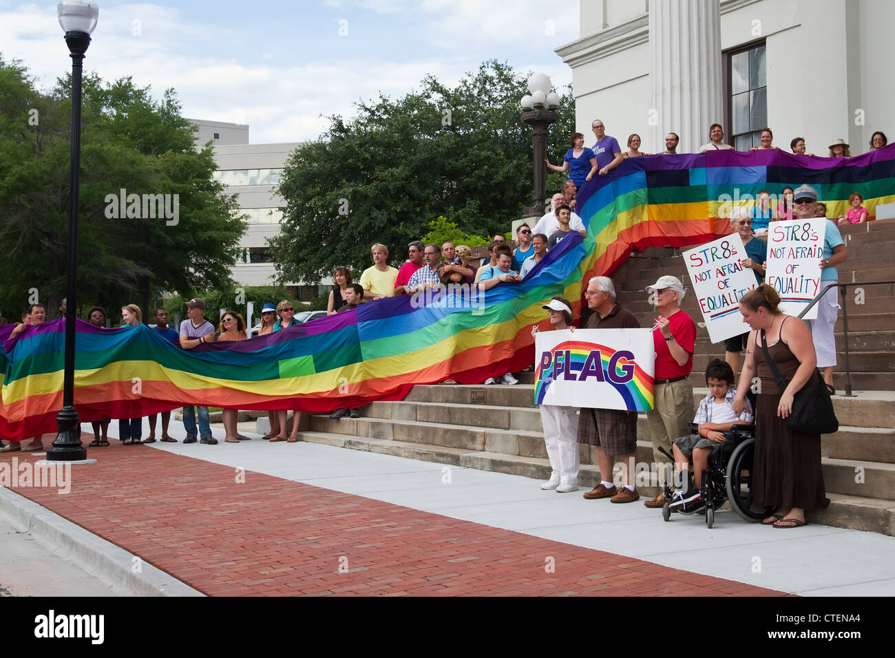 Gay Pride Demonstration Stock Photo - Alamy