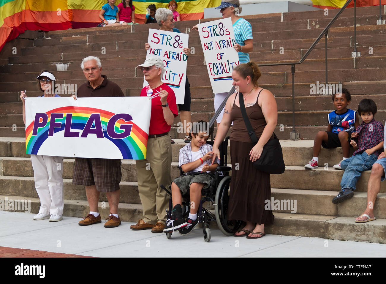 Gay Pride Demonstration Stock Photo - Alamy