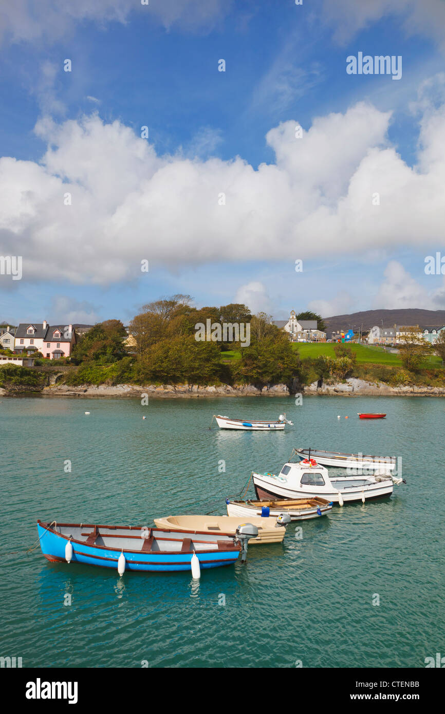 Boats In The Harbour; Schull, County Cork, Ireland Stock Photo - Alamy