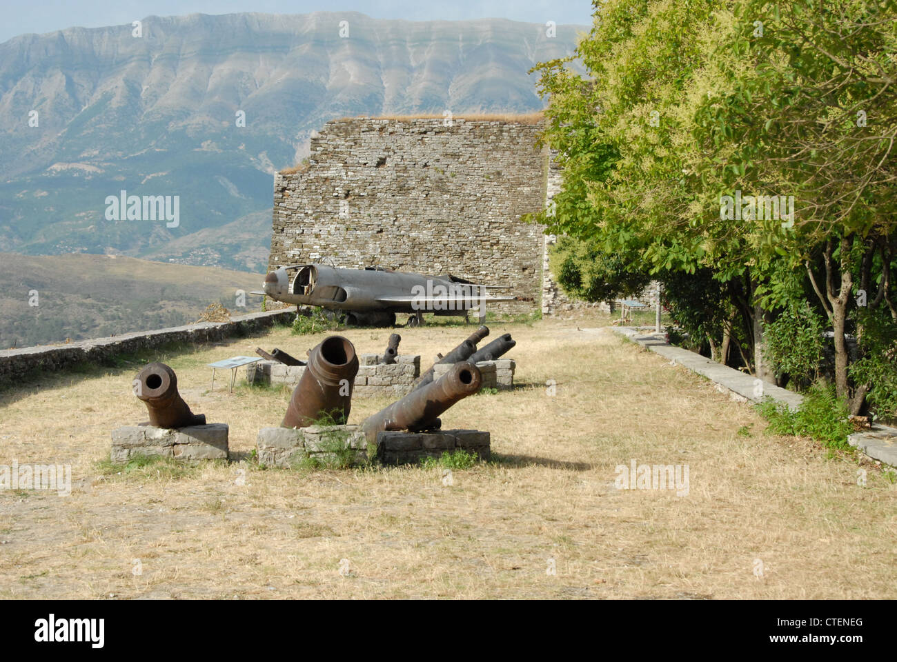 Castlet Gijirokastra Albania Stock Photo - Alamy