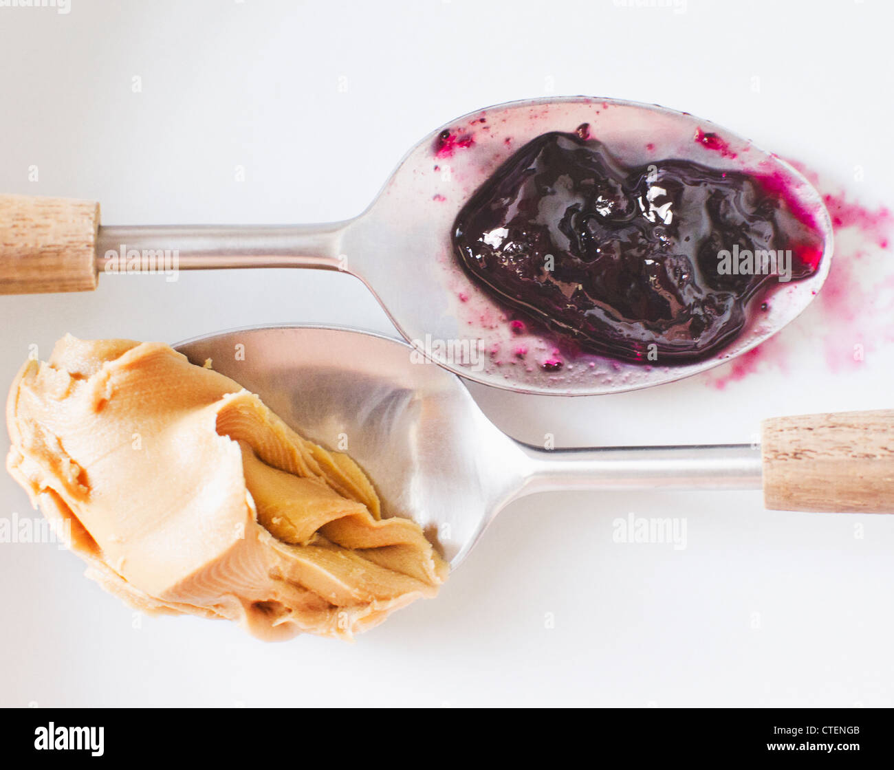 Peanut butter and jelly Stock Photo - Alamy