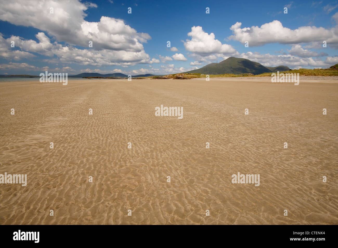 Lettergesh Beach On The Renvyle Peninsula In The Connemara Region ...