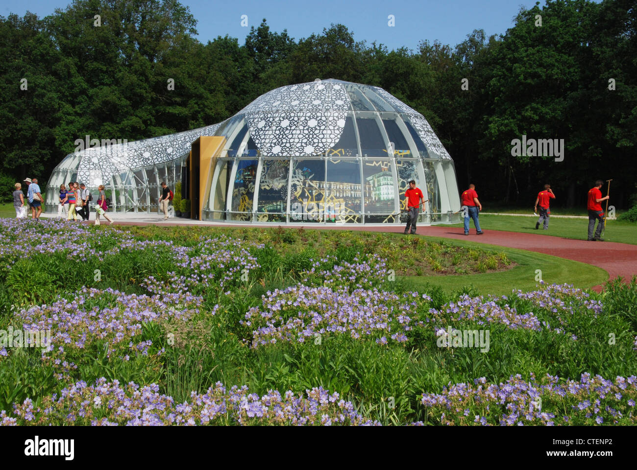 Azerbaijan pavilion at Floriade 2012, world horticultural expo Venlo ...