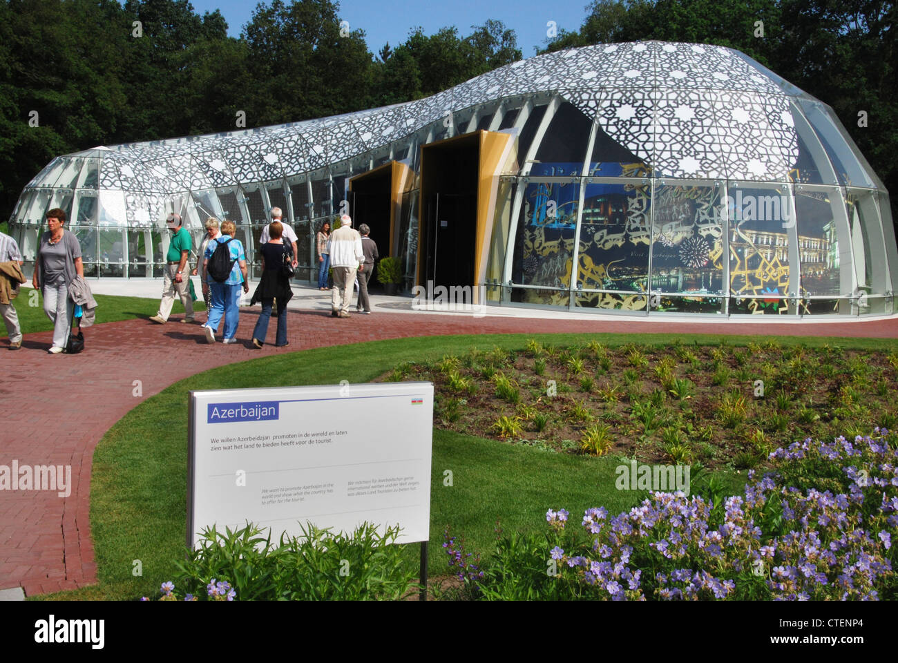 Azerbaijan pavilion at Floriade 2012, world horticultural expo Venlo ...
