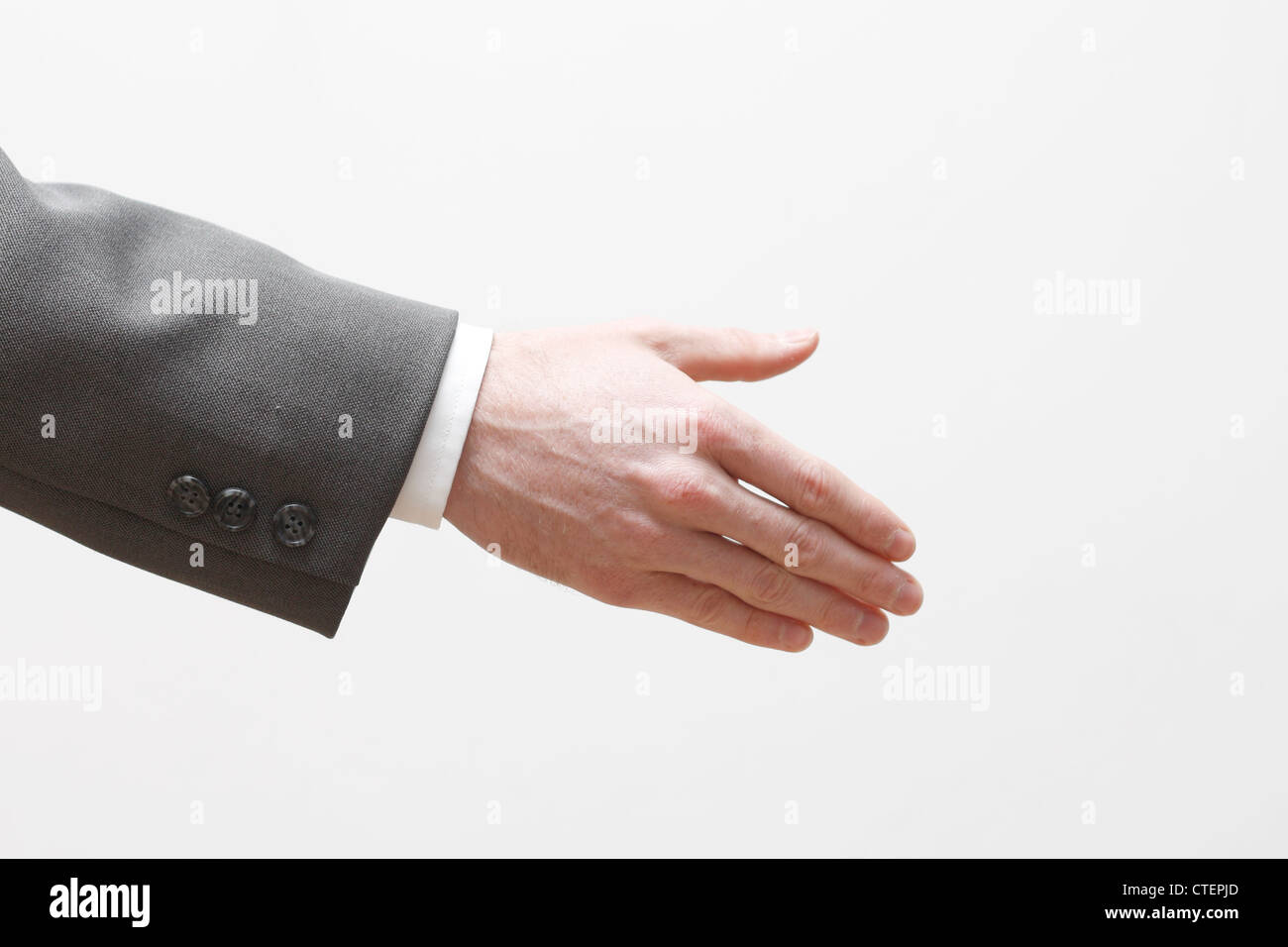 A business man ready for a handshake Stock Photo - Alamy