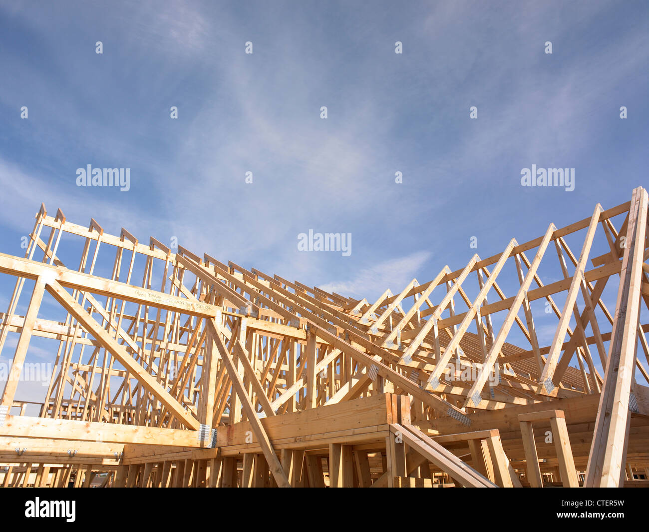 Housing under construction Stock Photo - Alamy
