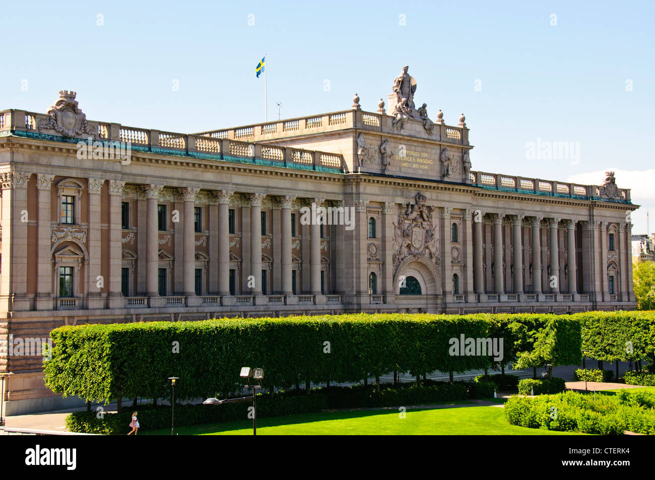 Stockholm's Parliament House,The building was designed by Aron ...