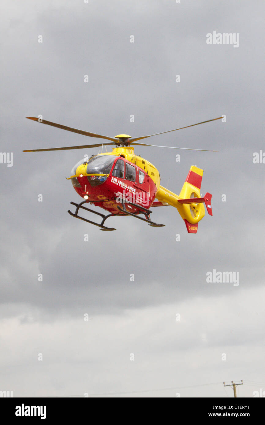 Berks Oxon Bucks Air Ambulance Helicopter G-HBOB Stock Photo - Alamy