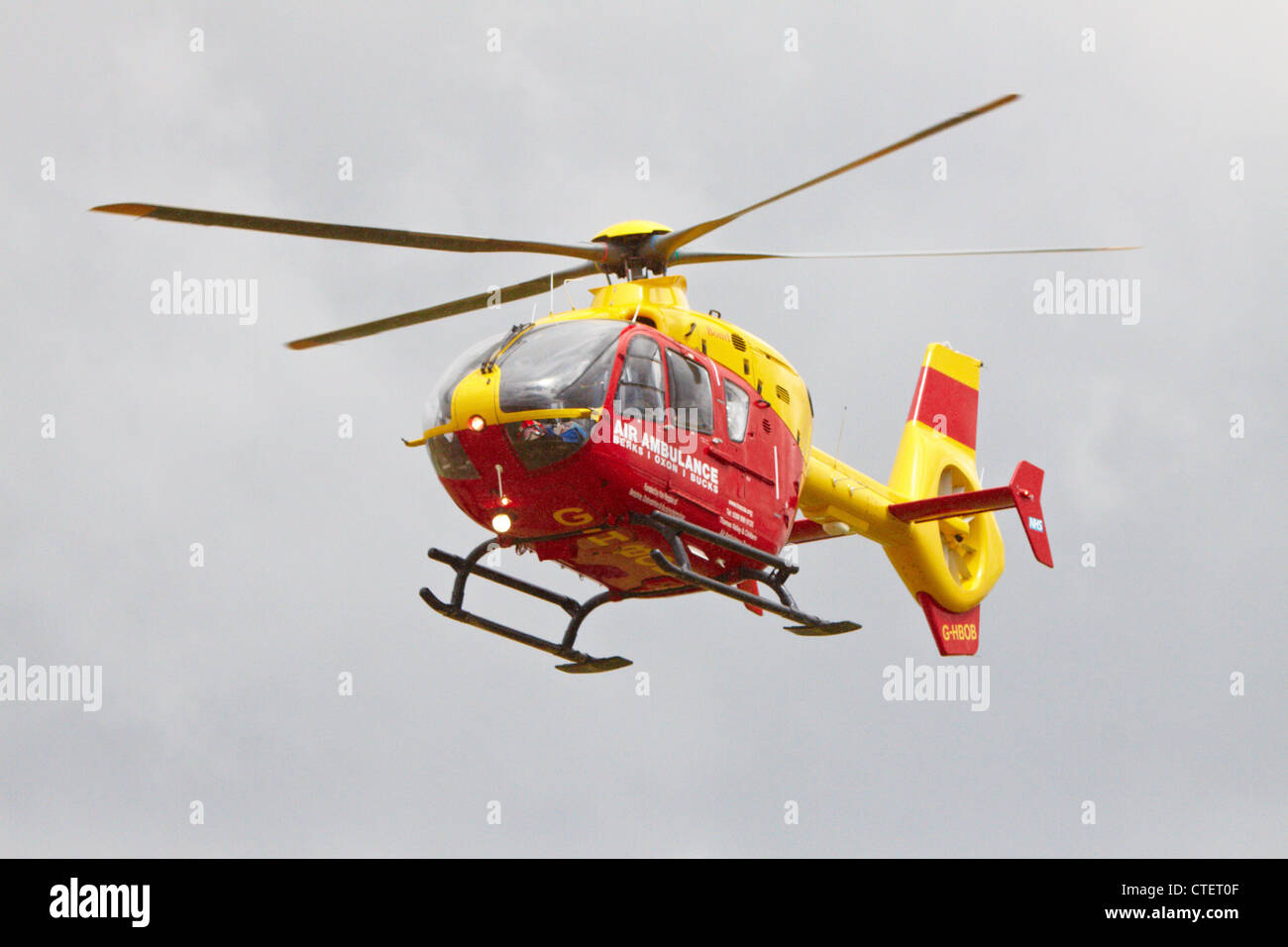 Berks Oxon Bucks Air Ambulance Helicopter G-HBOB Stock Photo - Alamy