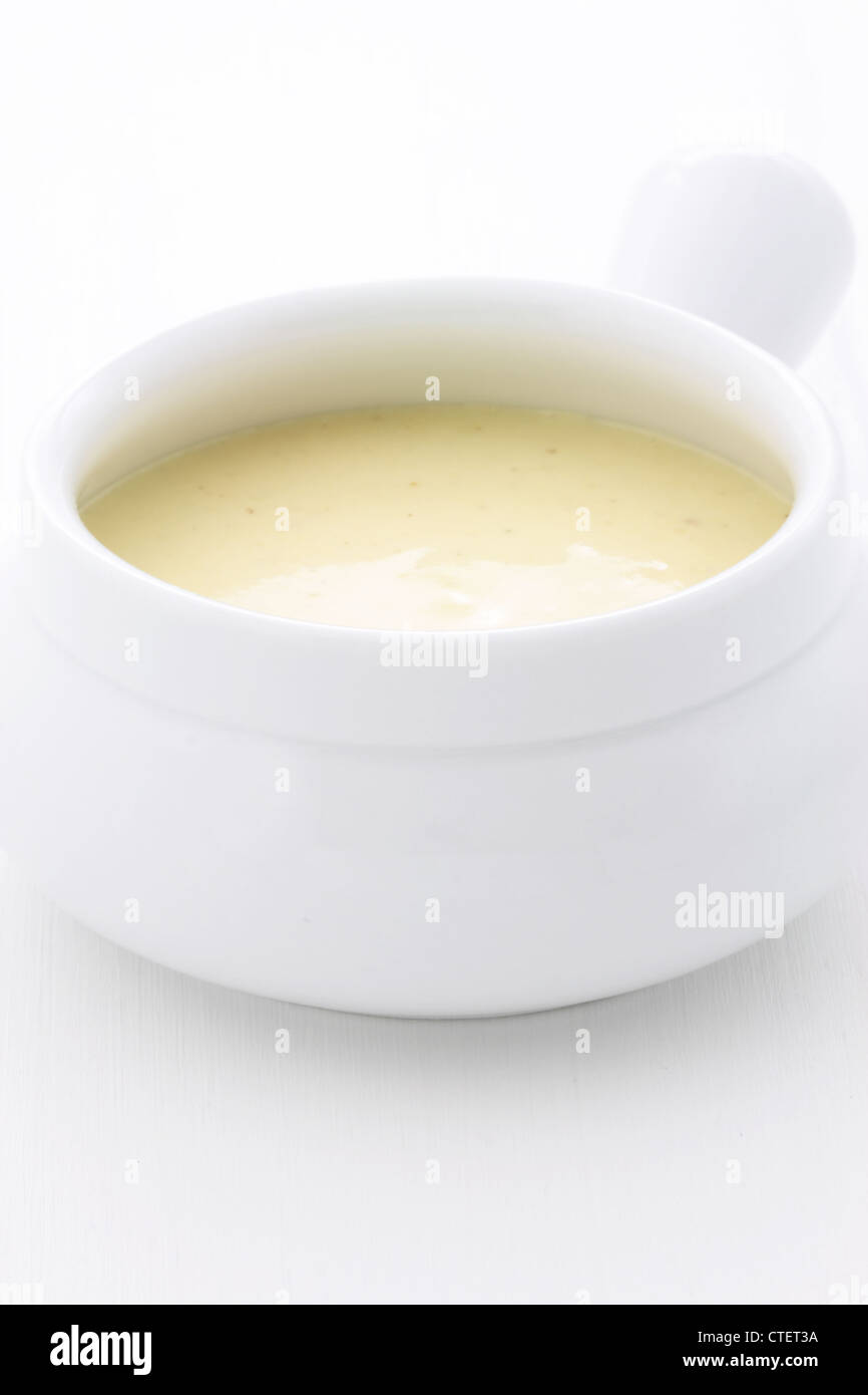 delicious and creamy clam chowder or bisque Stock Photo - Alamy