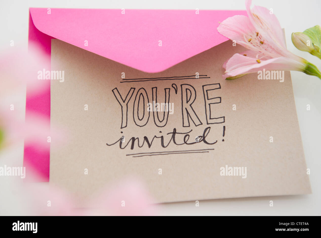 Invitation card hi-res stock photography and images - Alamy
