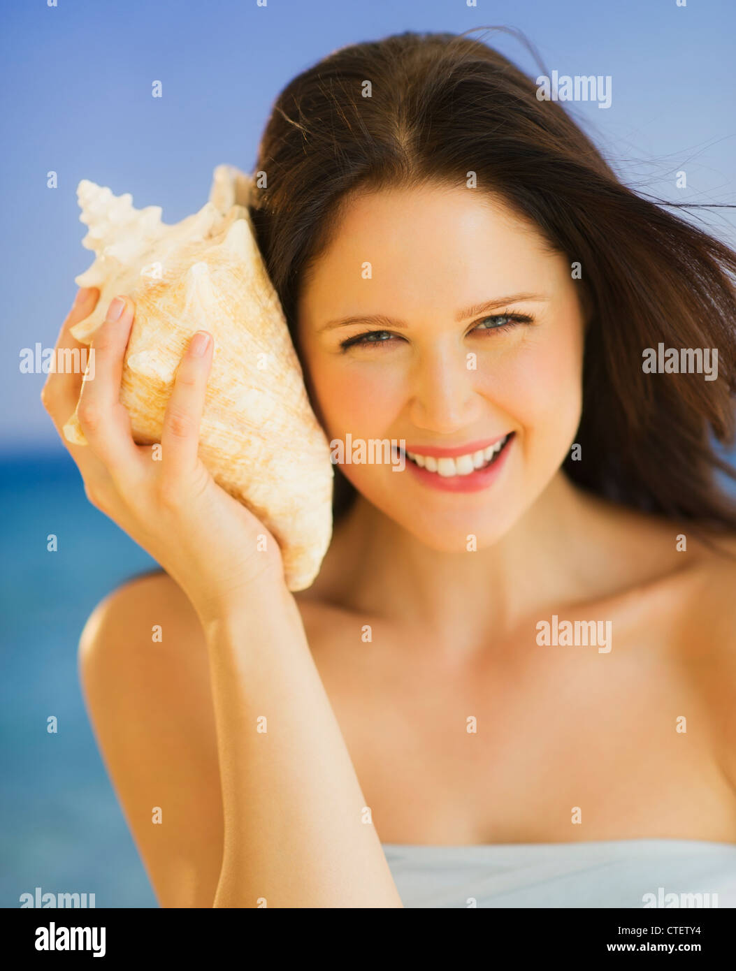 Seashell portrait hi-res stock photography and images - Alamy