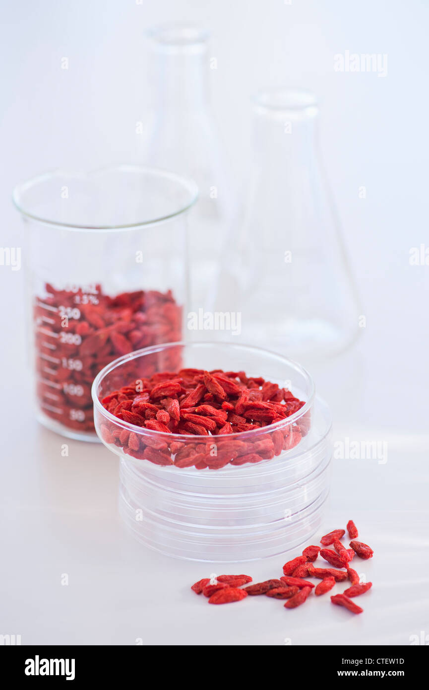 Test tube with goji berries hi-res stock photography and images - Alamy