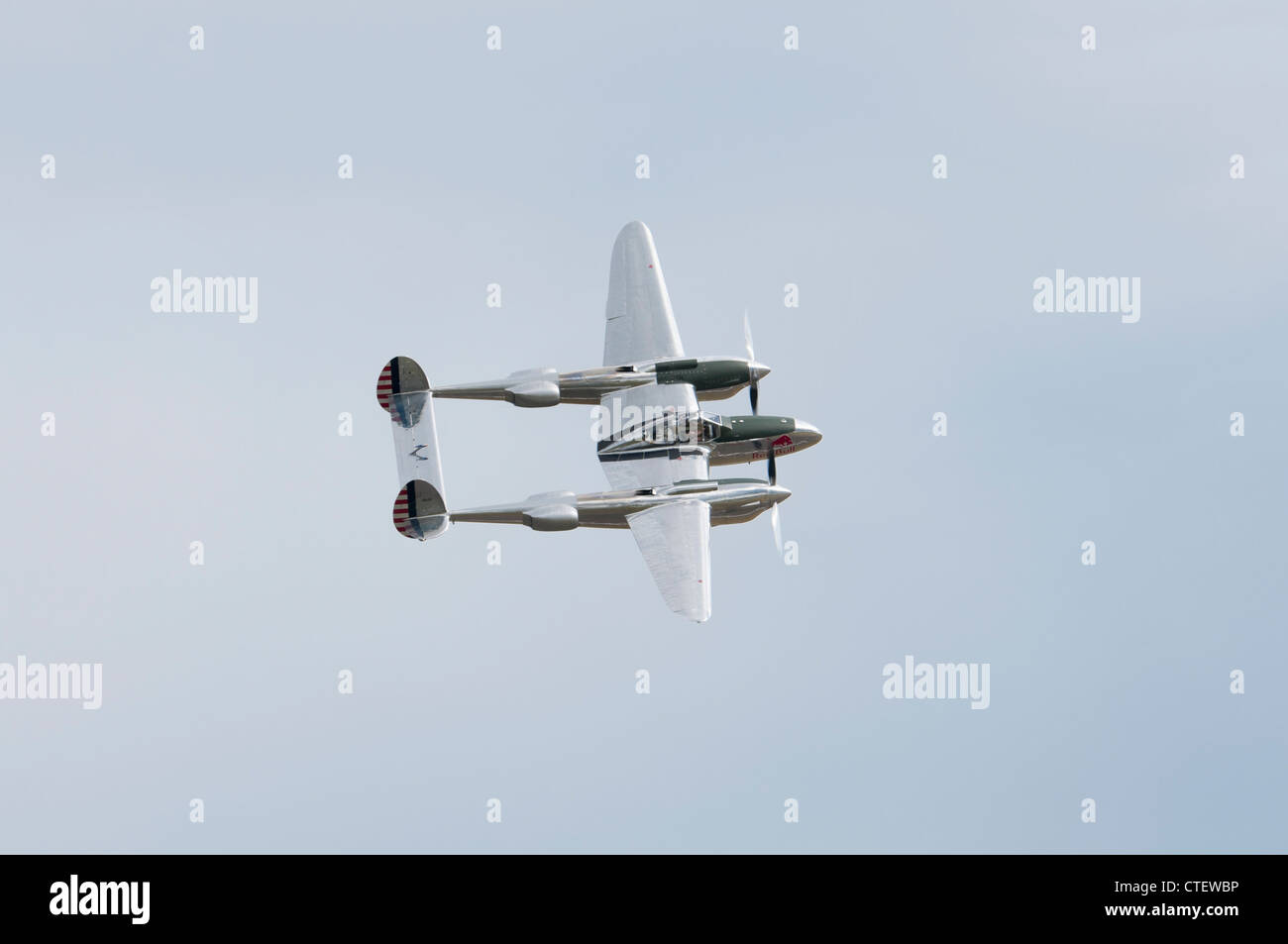 P-38 Lightning at the Flying Legends Airshow 2011, Imperial War Museum ...