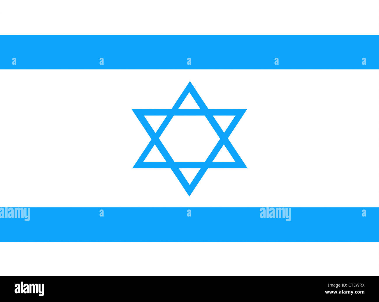 The national flag of Israel a Middle Eastern country on the ...
