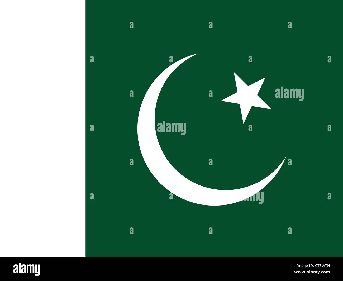 The National flag of Pakistan the Islamic Republic of Pakistan, is a ...