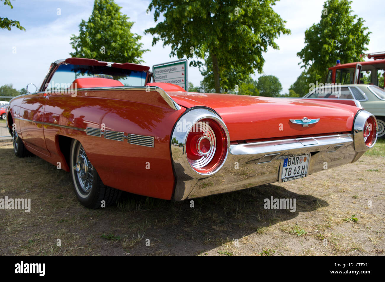 Cars Ford Thunderbird, rear view Stock Photo - Alamy