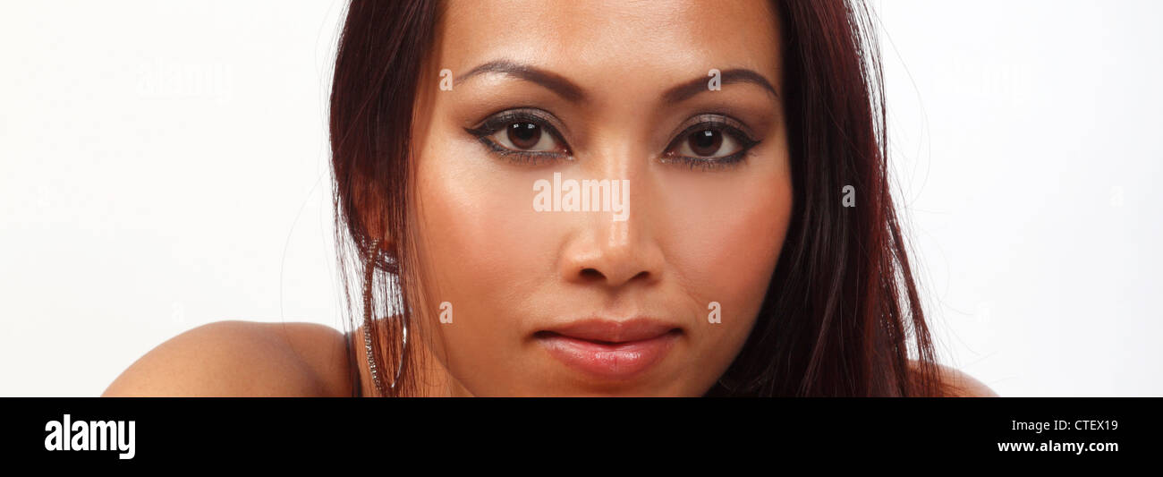 Thai girl face hi-res stock photography and images - Alamy