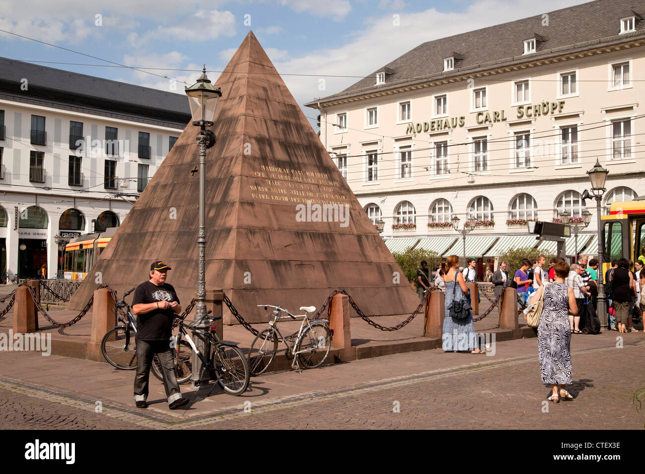 Karlsruhe pyramide hi-res stock photography and images - Alamy