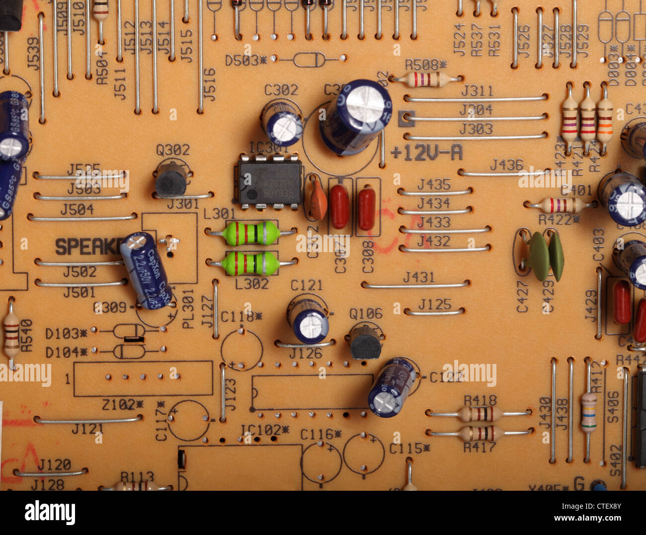 Integrated circuit resistors capacitor hi-res stock photography and ...