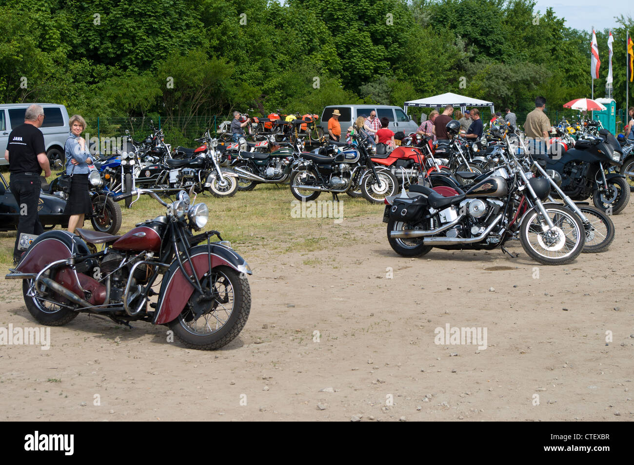 Various motorcycles Harley-Davidson Stock Photo - Alamy