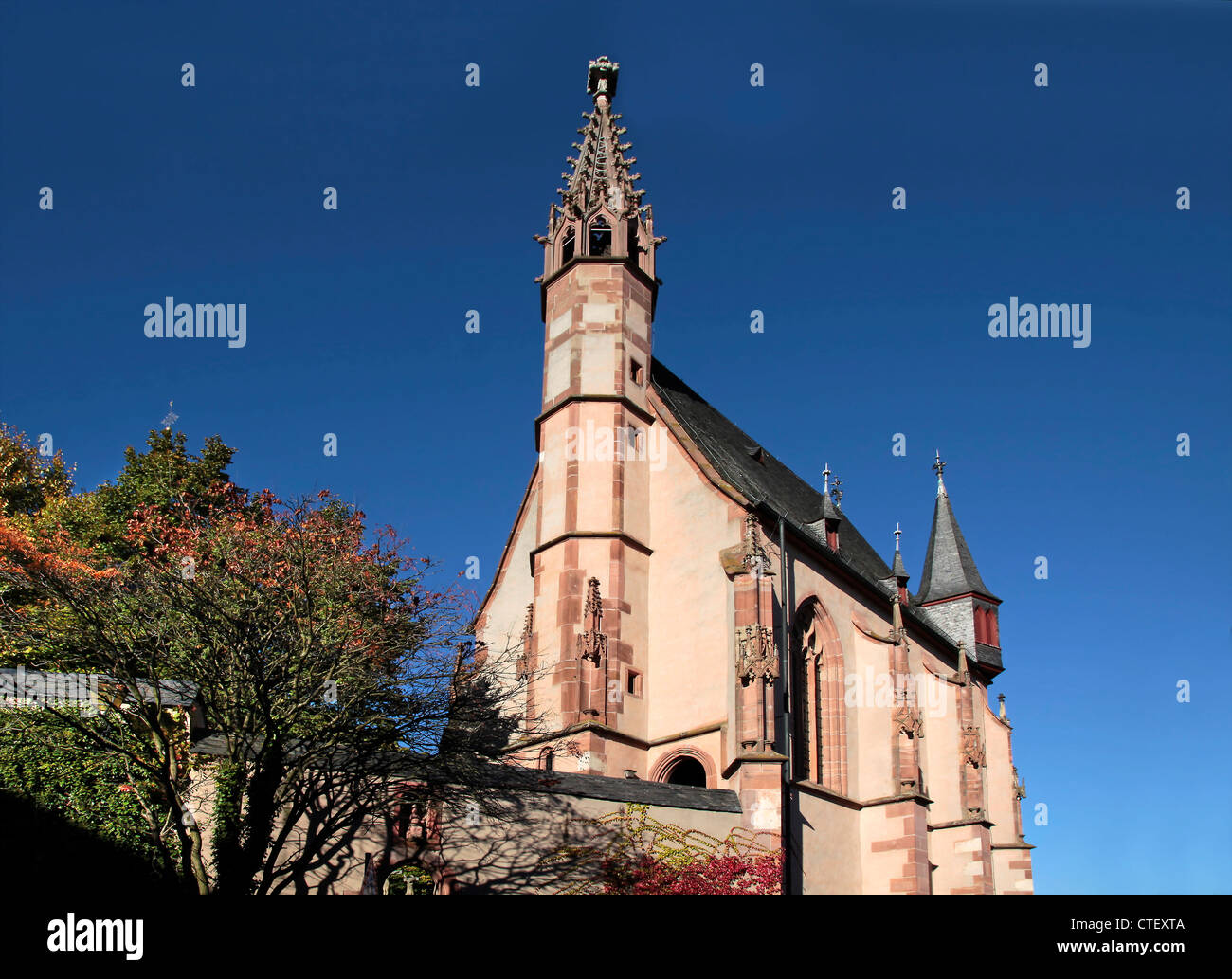 Catholic church of St. Valentinus in Kiedrich, Rheingau, Hesse, Germany ...