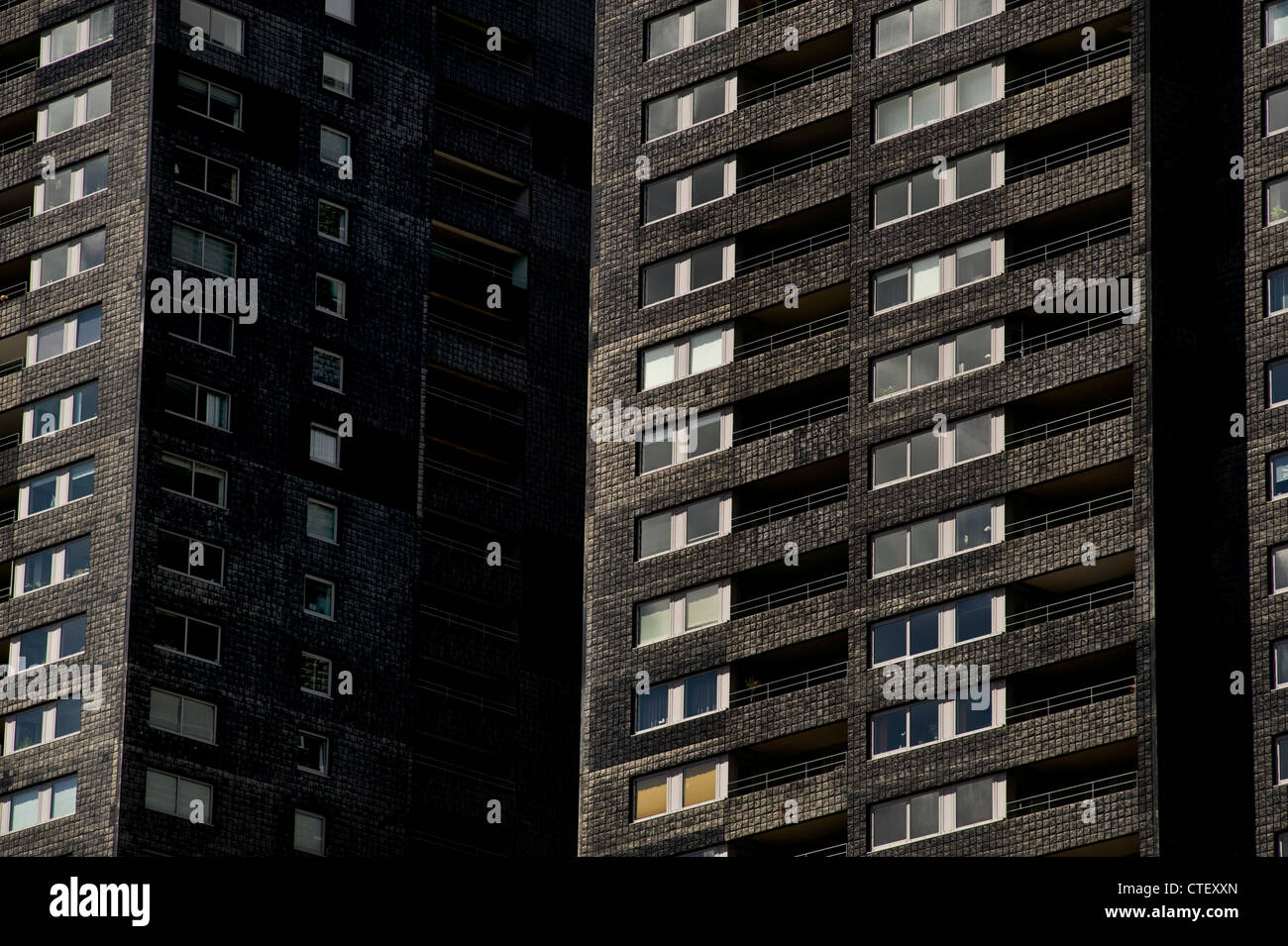 High building in the city of Rotterdam, Holland Stock Photo - Alamy