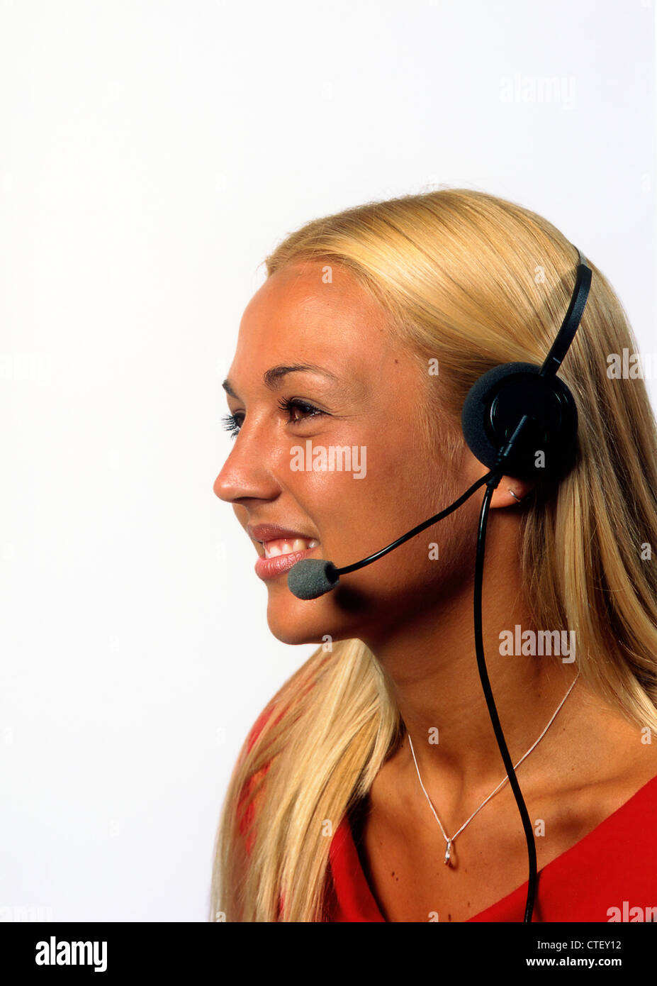 Telesales worker hi-res stock photography and images - Alamy
