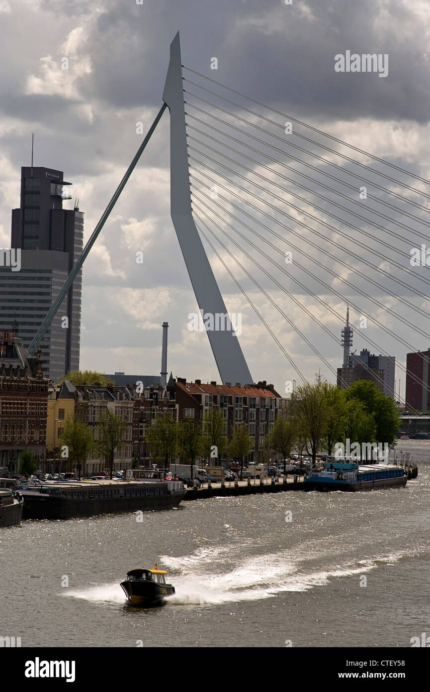 Skyline of the city of Rotterdam in The Netherlands Stock Photo - Alamy