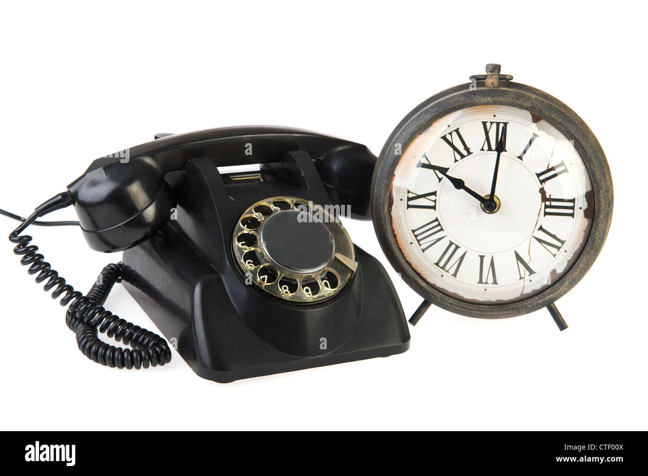 Telephone clock hi-res stock photography and images - Alamy
