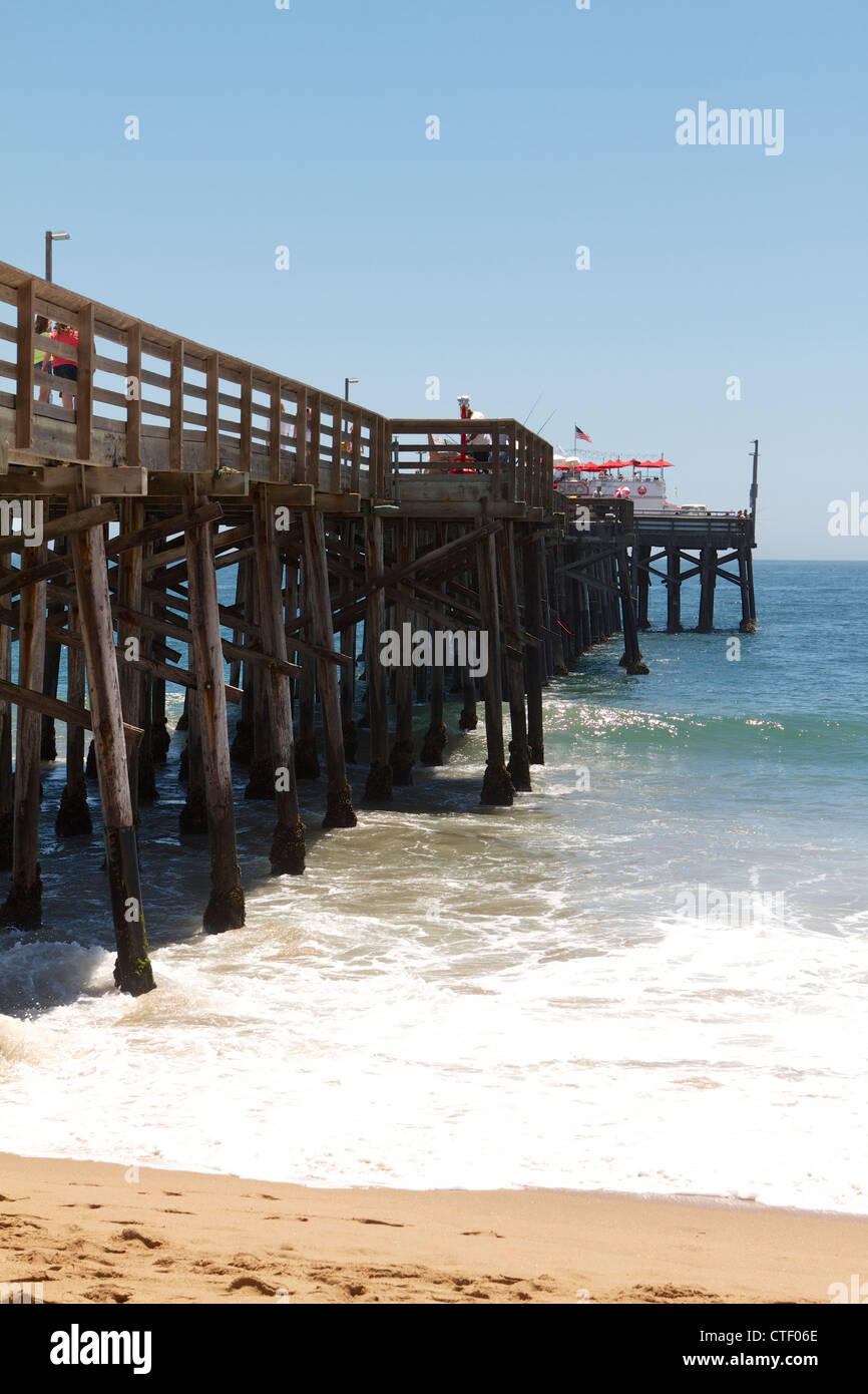 Balboa pier on the Balboa peninsular Newport Beach California Stock ...