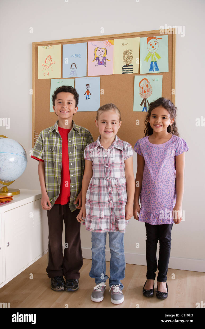 USA, California, Los Angeles, Pupils in classroom Stock Photo - Alamy