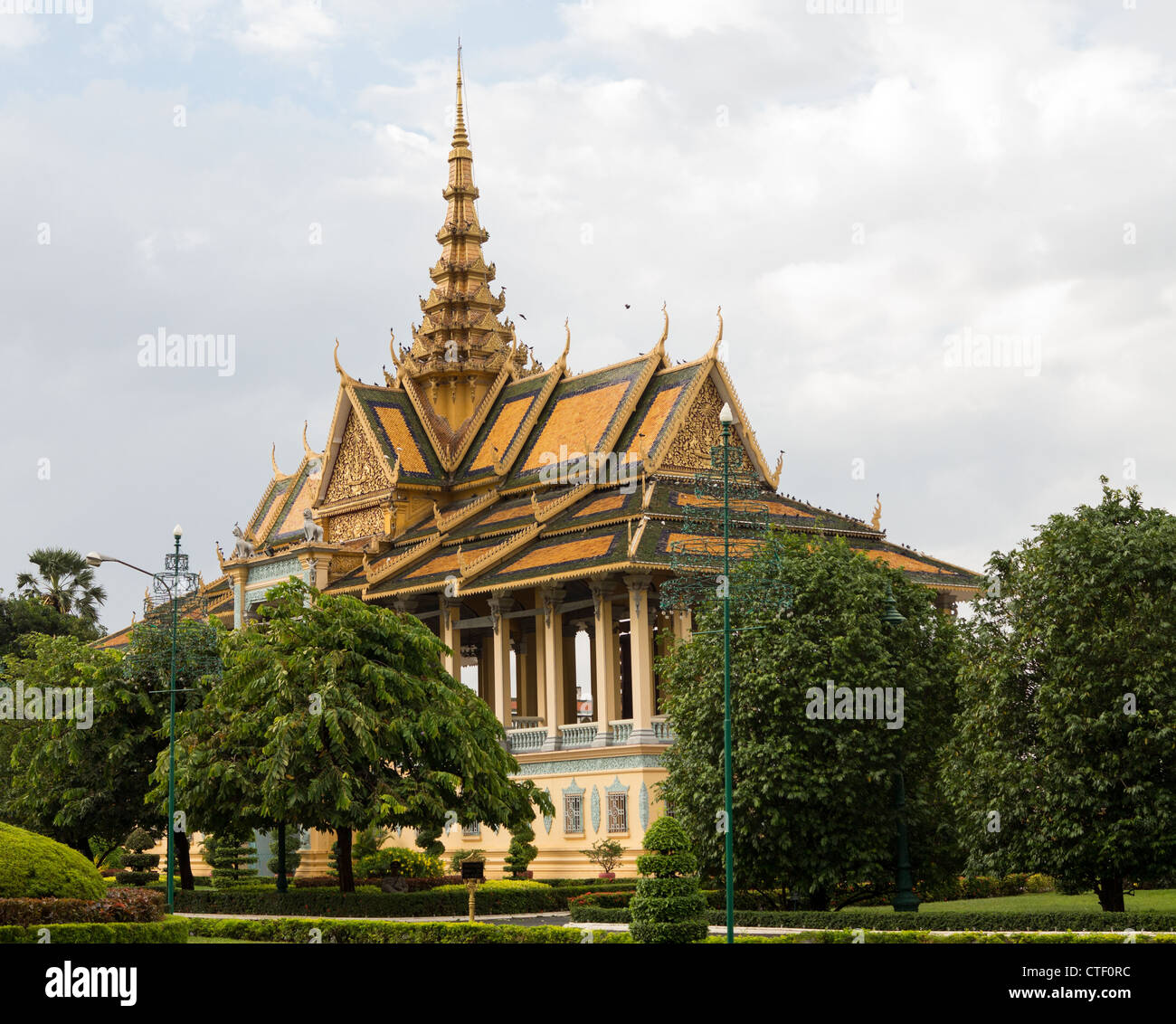 Moonlight Pavilion in Royal Palace in Phnom Penh Cambodia Stock Photo ...