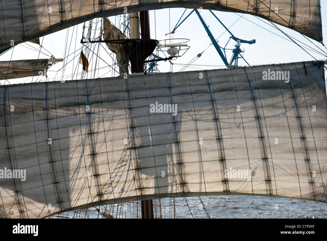Clipper sail ship Stock Photo - Alamy