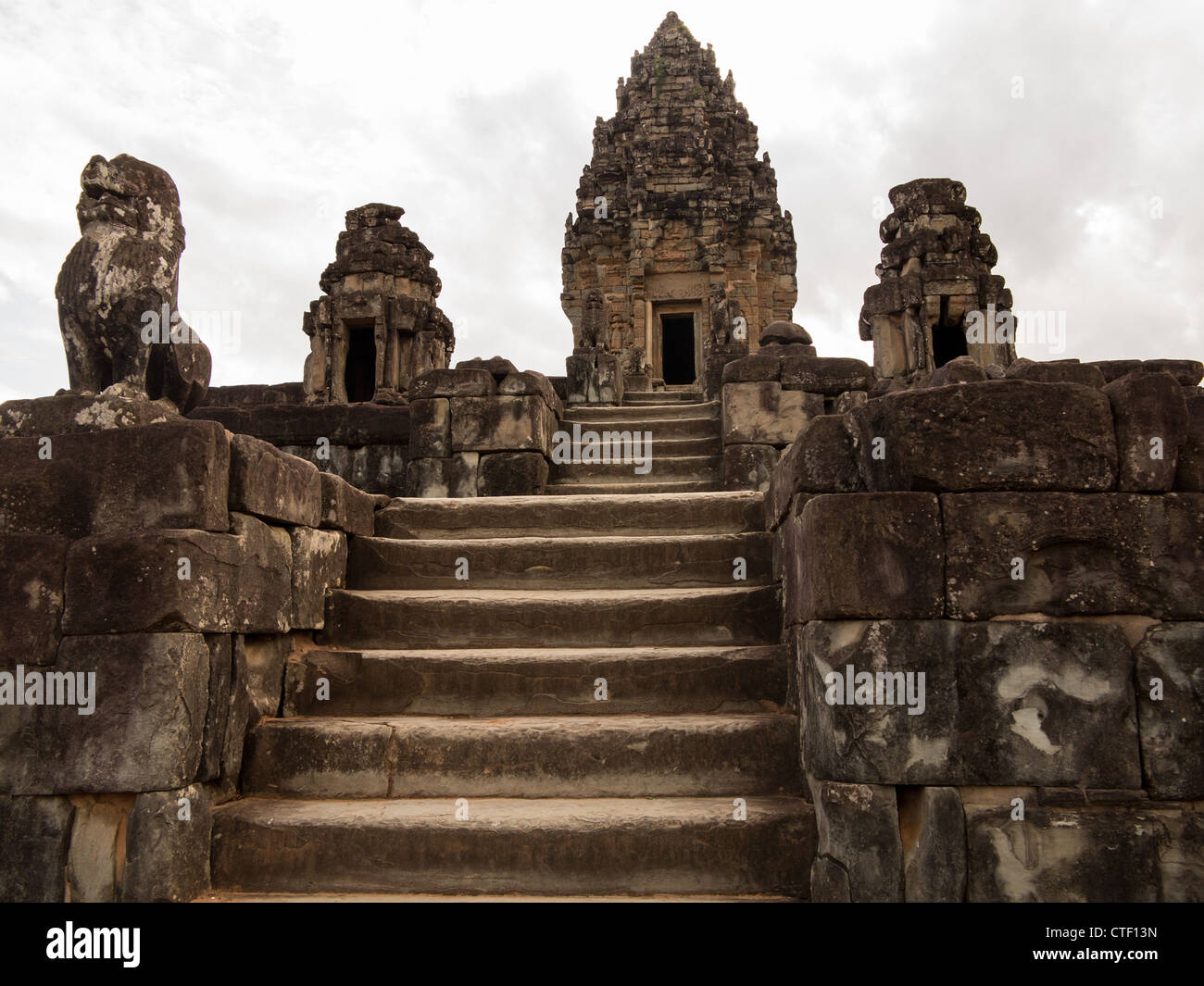 Bakong Temple in Angkor Thom area in Cambodia Stock Photo - Alamy