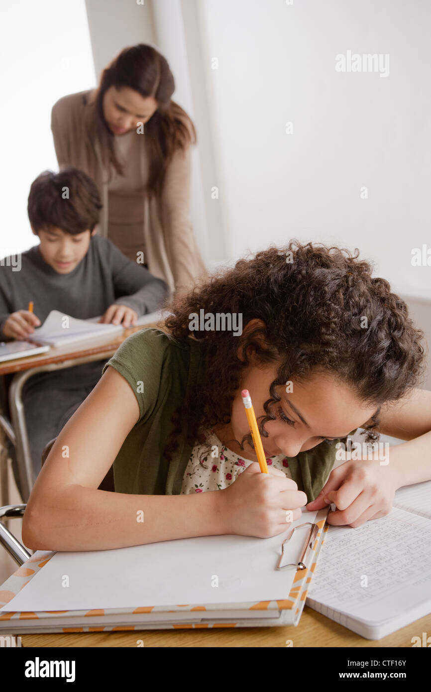 Usa school classroom teacher writing hi-res stock photography and ...