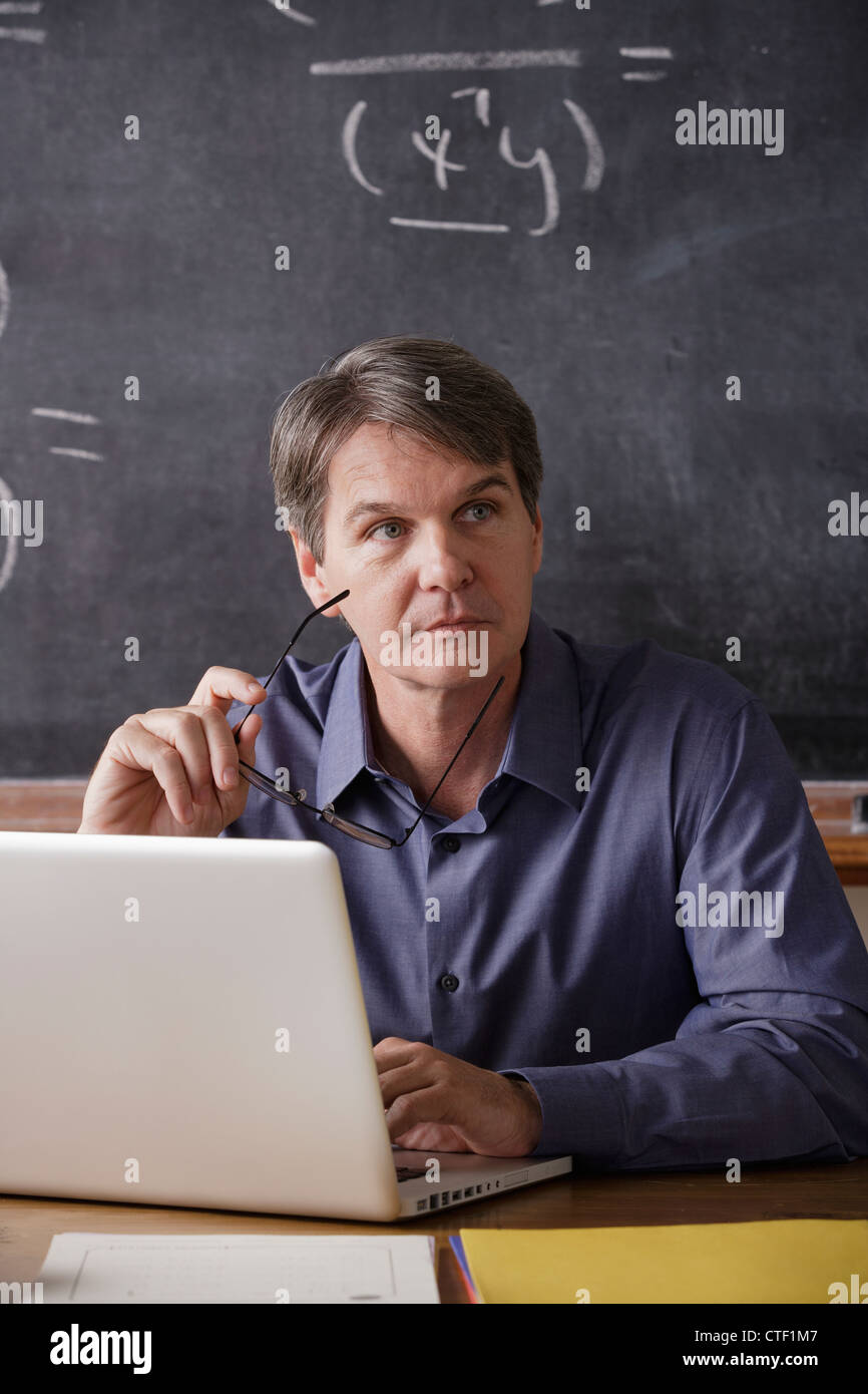 Maths teacher hi-res stock photography and images - Alamy