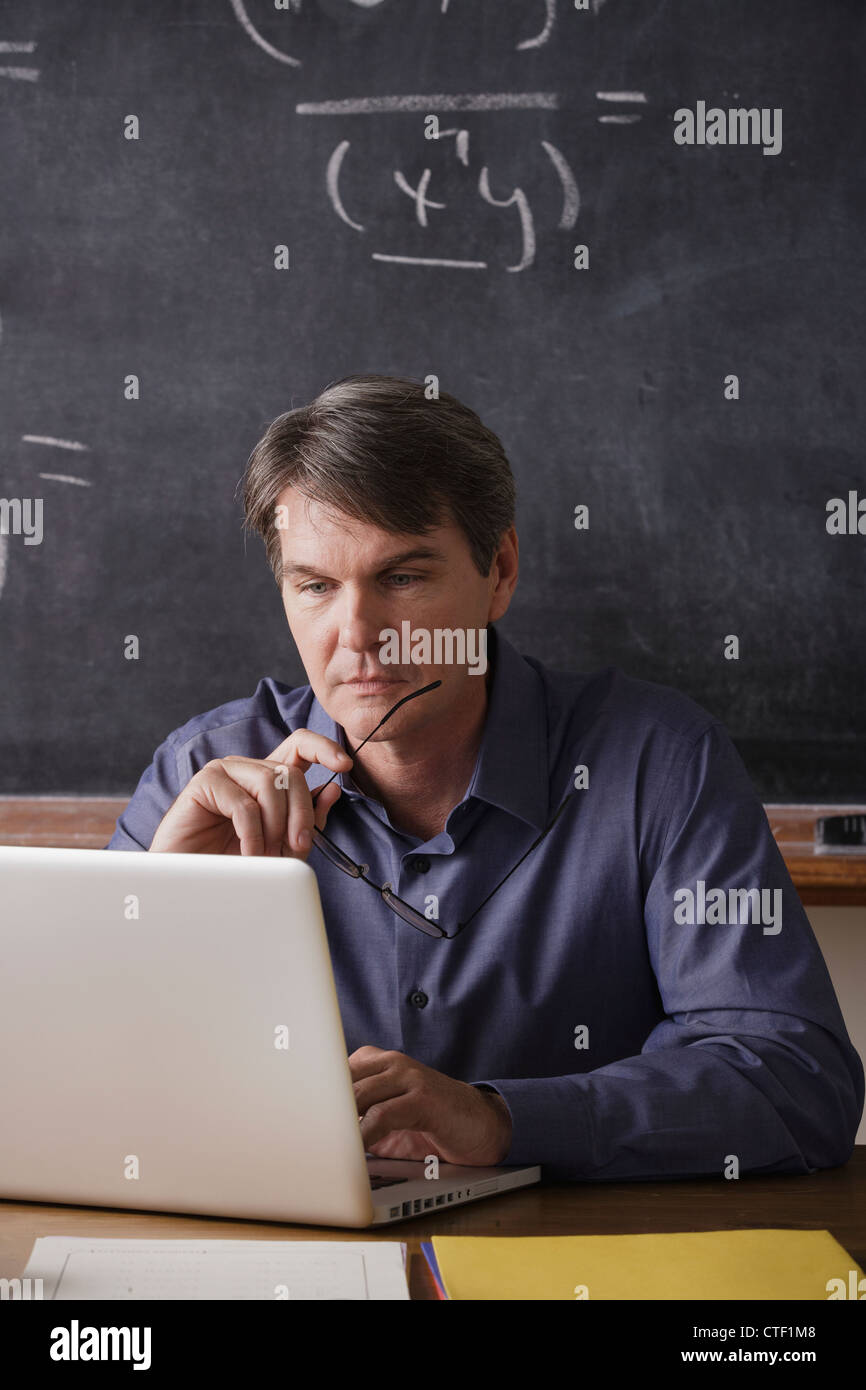 Maths teacher hi-res stock photography and images - Alamy