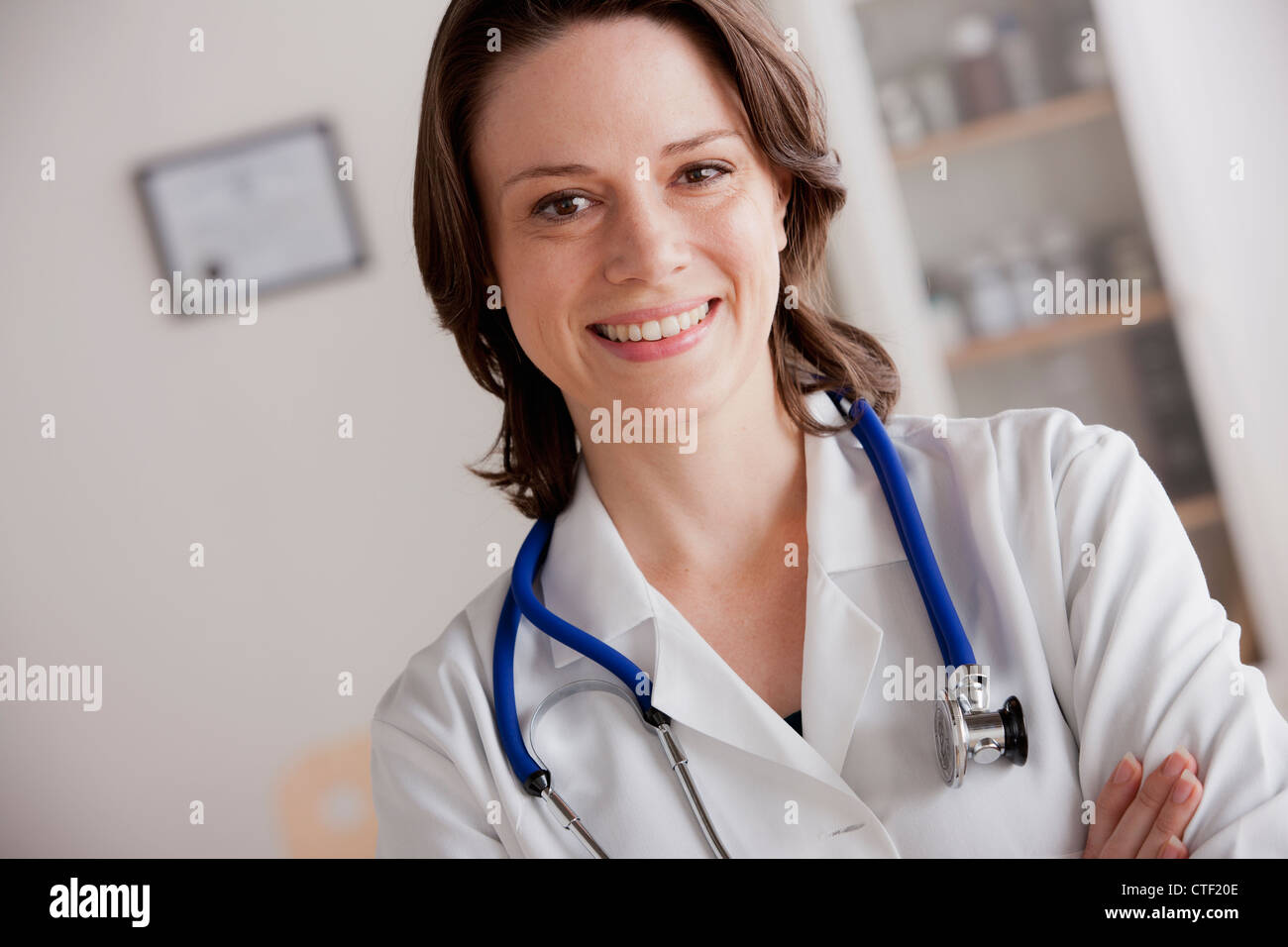 USA, California, Los Angeles, Portrait of female doctor Stock Photo - Alamy
