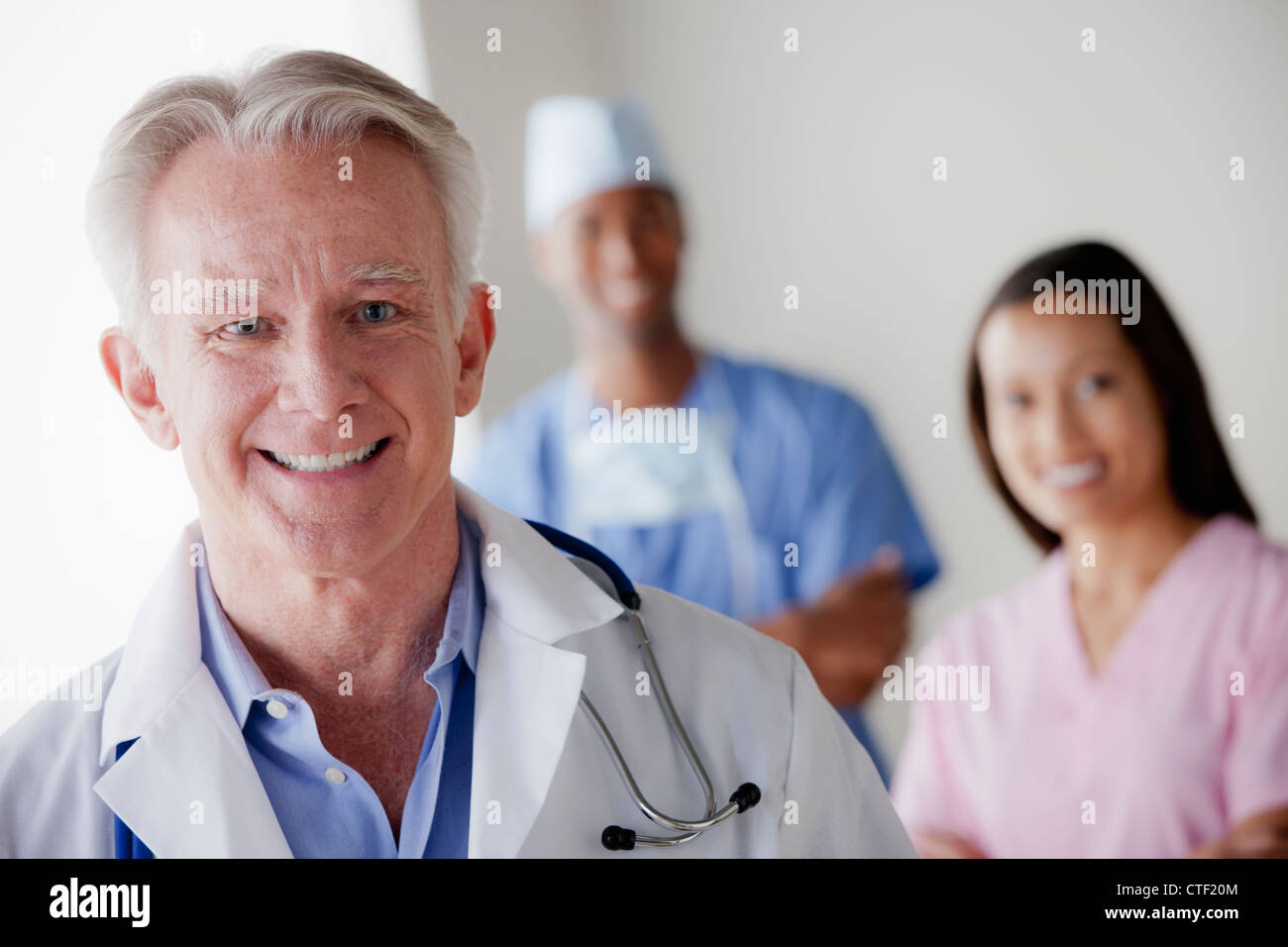 USA, California, Los Angeles, Three doctors Stock Photo - Alamy