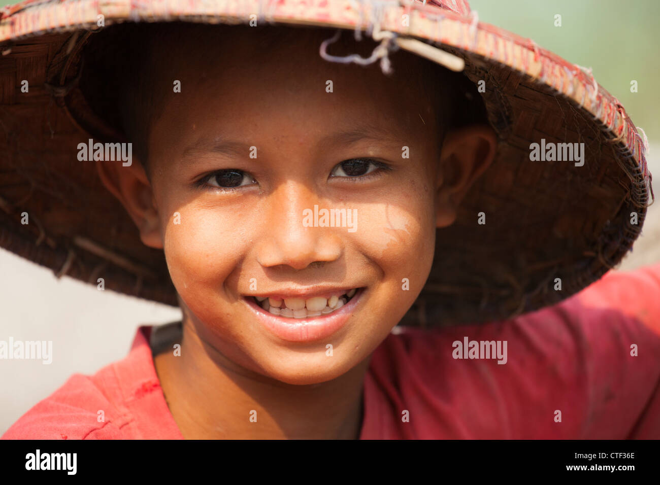 Burmese boy near Mandalay, Myanmar Stock Photo - Alamy