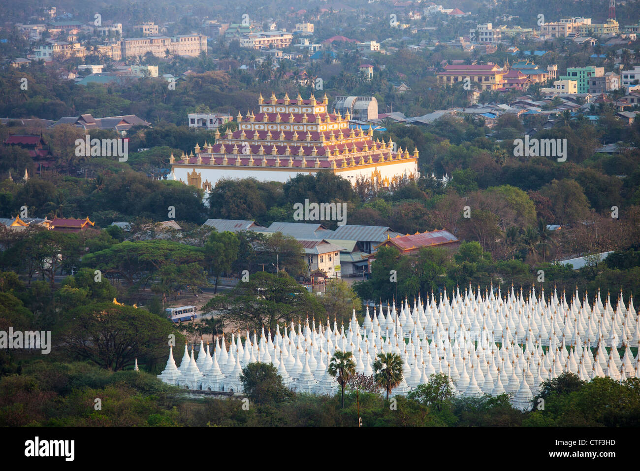 Buddhist Temple in Mandalay Myanmar Stock Photo - Alamy