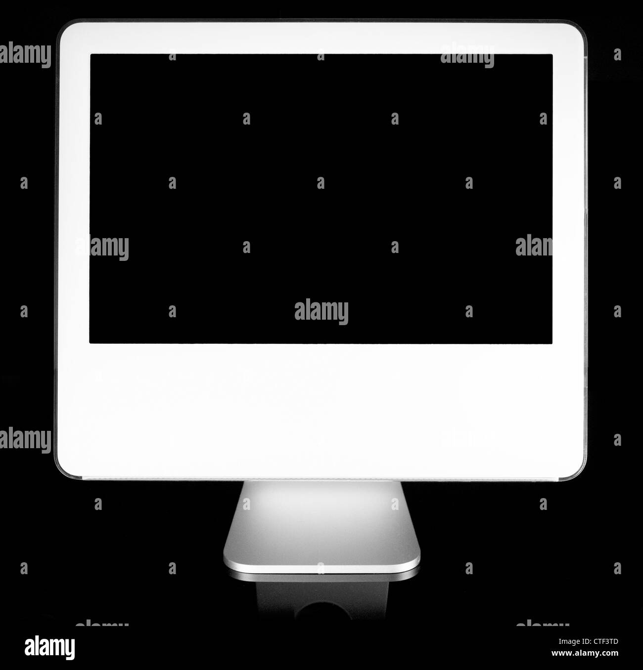 Blank monitor Black and White Stock Photos & Images - Alamy